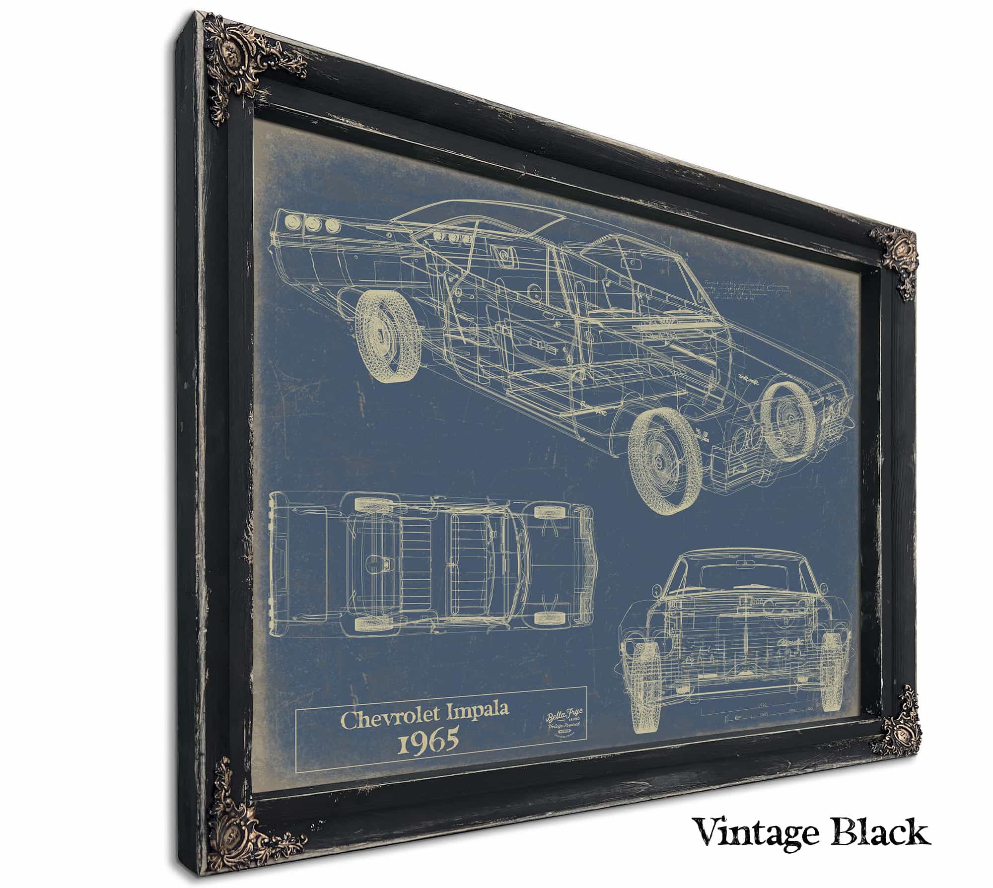 1965 Chevrolet Impala Art by Bella Frye - Gift Giving Art for Man