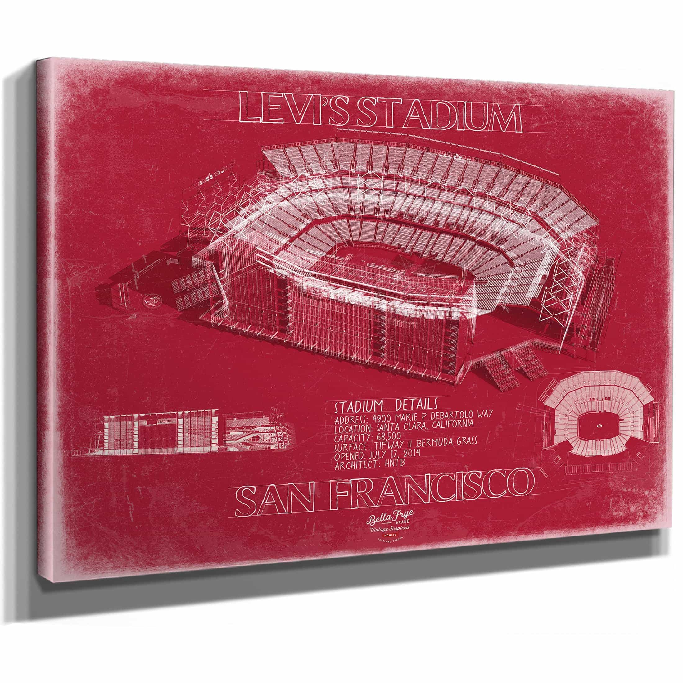 Levi's Stadium Wall Art – Framed Stadium Print