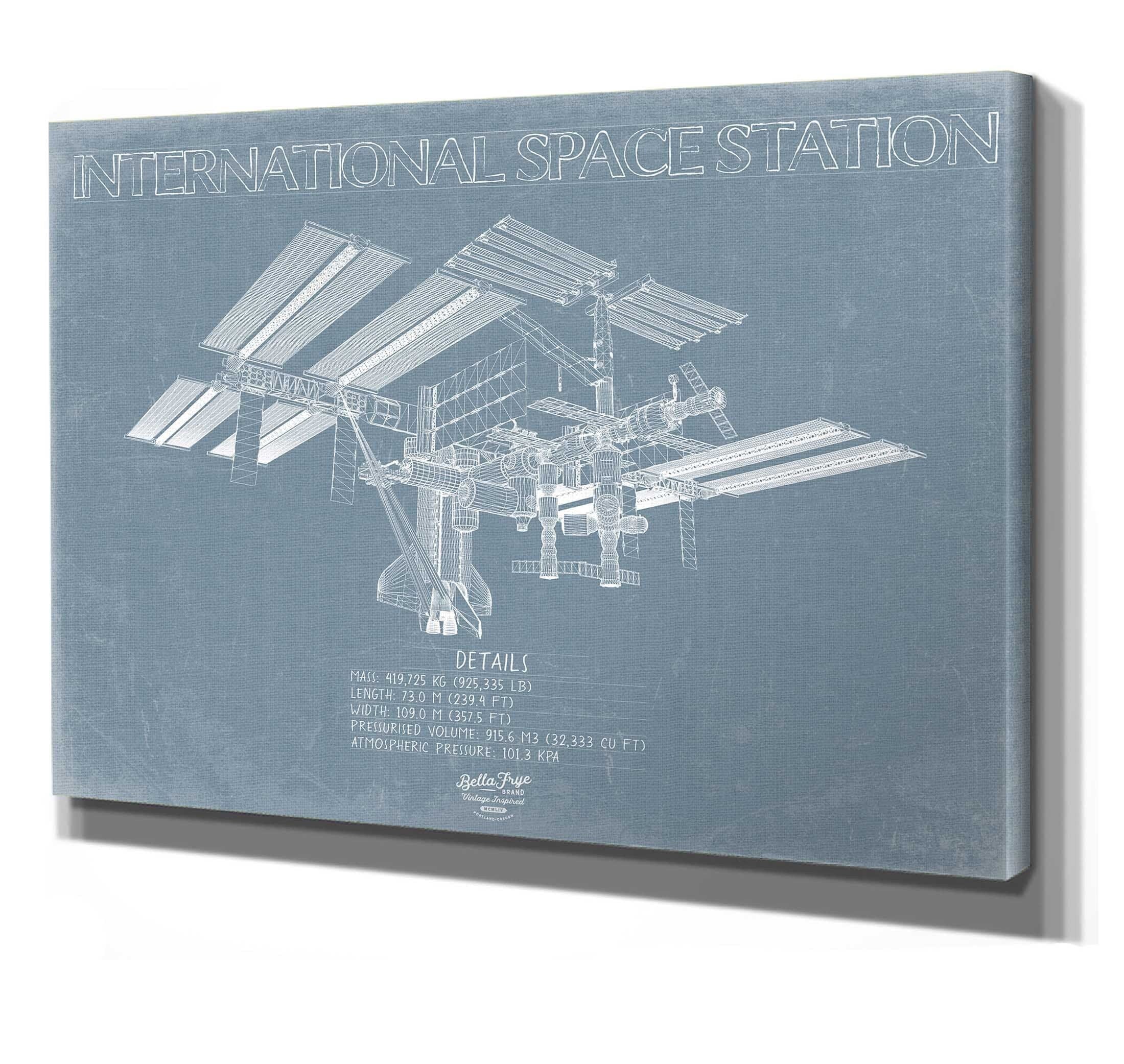 International Space Station Art - Vintage Space Artwork